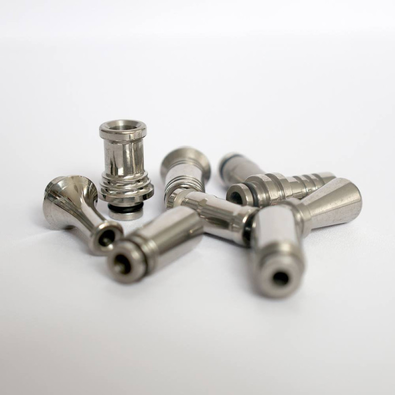 510 Mouthpiece Silver Color metal Stainless steel Drip Tips Tip For ...