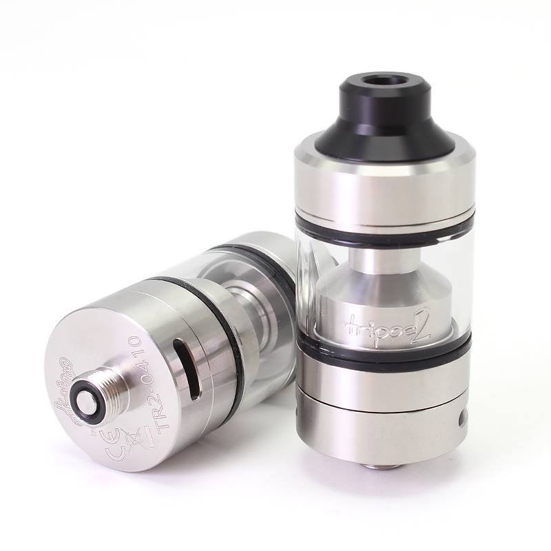 Tripod 2 Style RTA MTL/DL Atomizer 316ss 22mm 2.8ml Top Fill Single ...